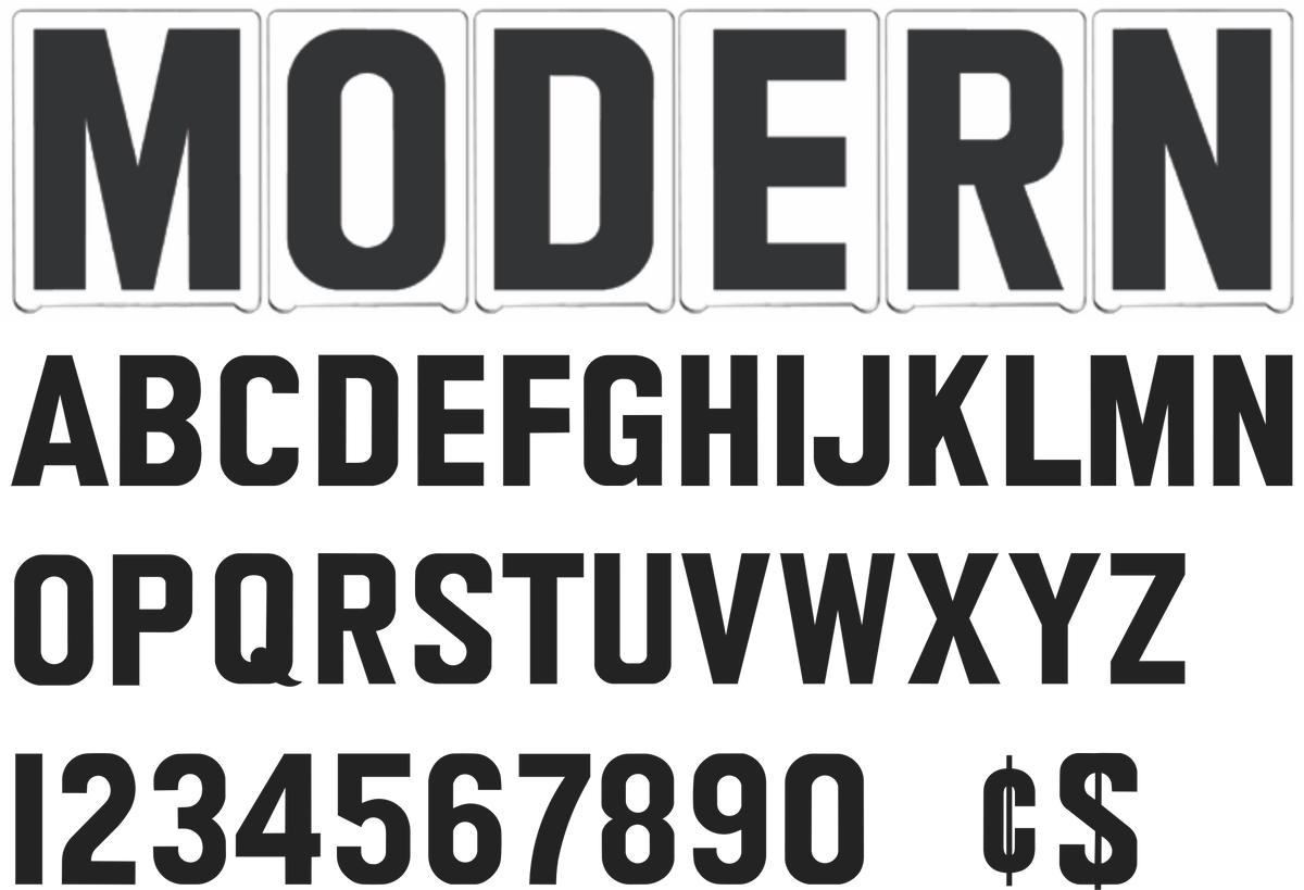 10" Rigid Marquee Letters | OnlineSignShop.ca