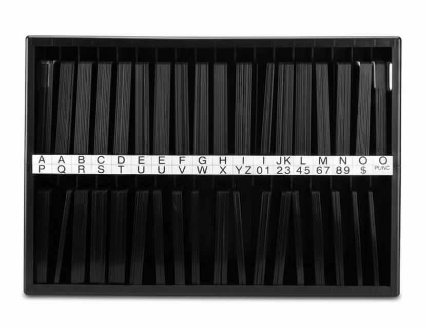 6" Change Letter Storage Cabinet