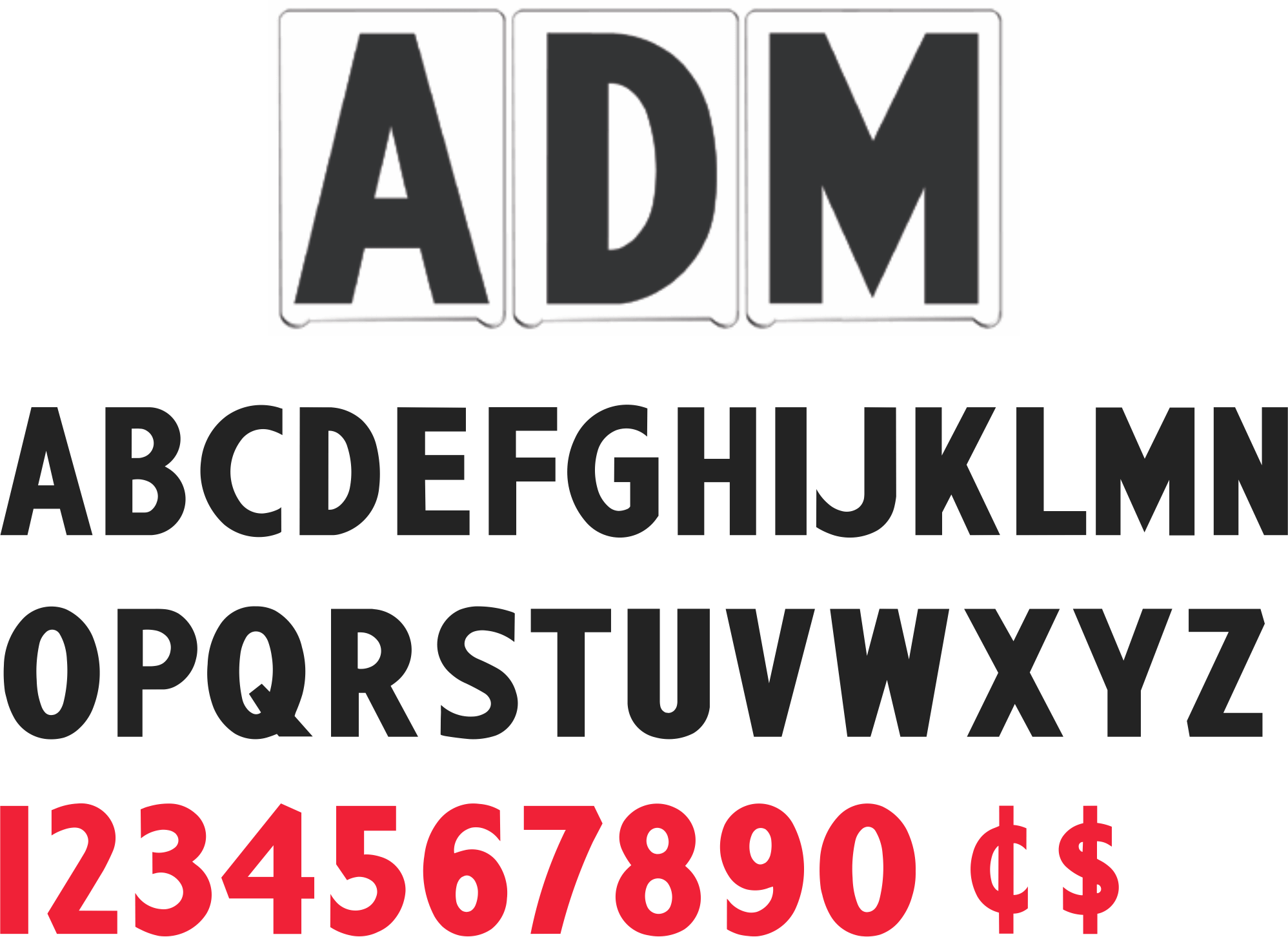 interchangeable sign letters